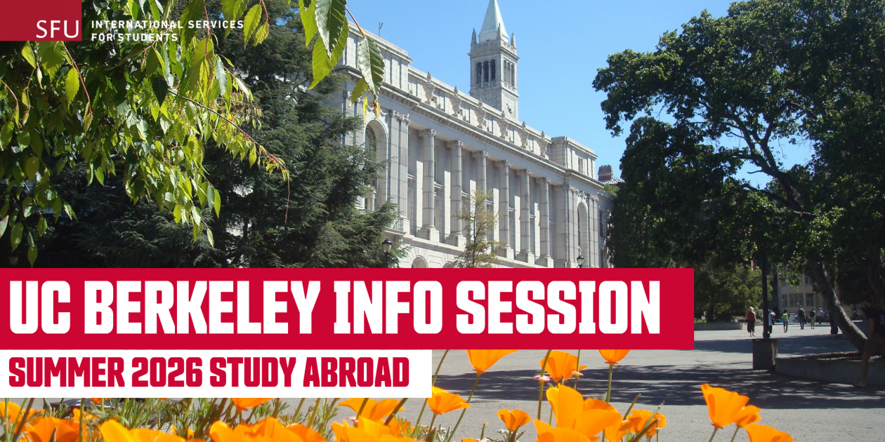 UC Berkeley Info Session: Summer 2026 Study Abroad! / Events - Simon ...